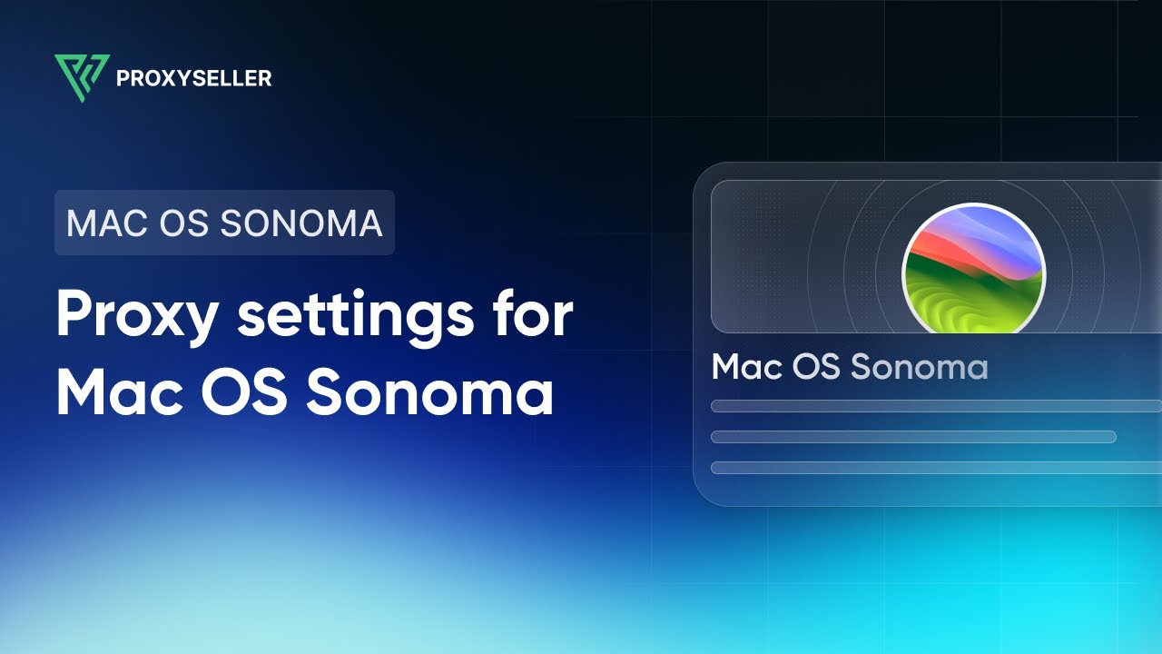 How to set up a proxy on MacOS Sonoma - YouTube
