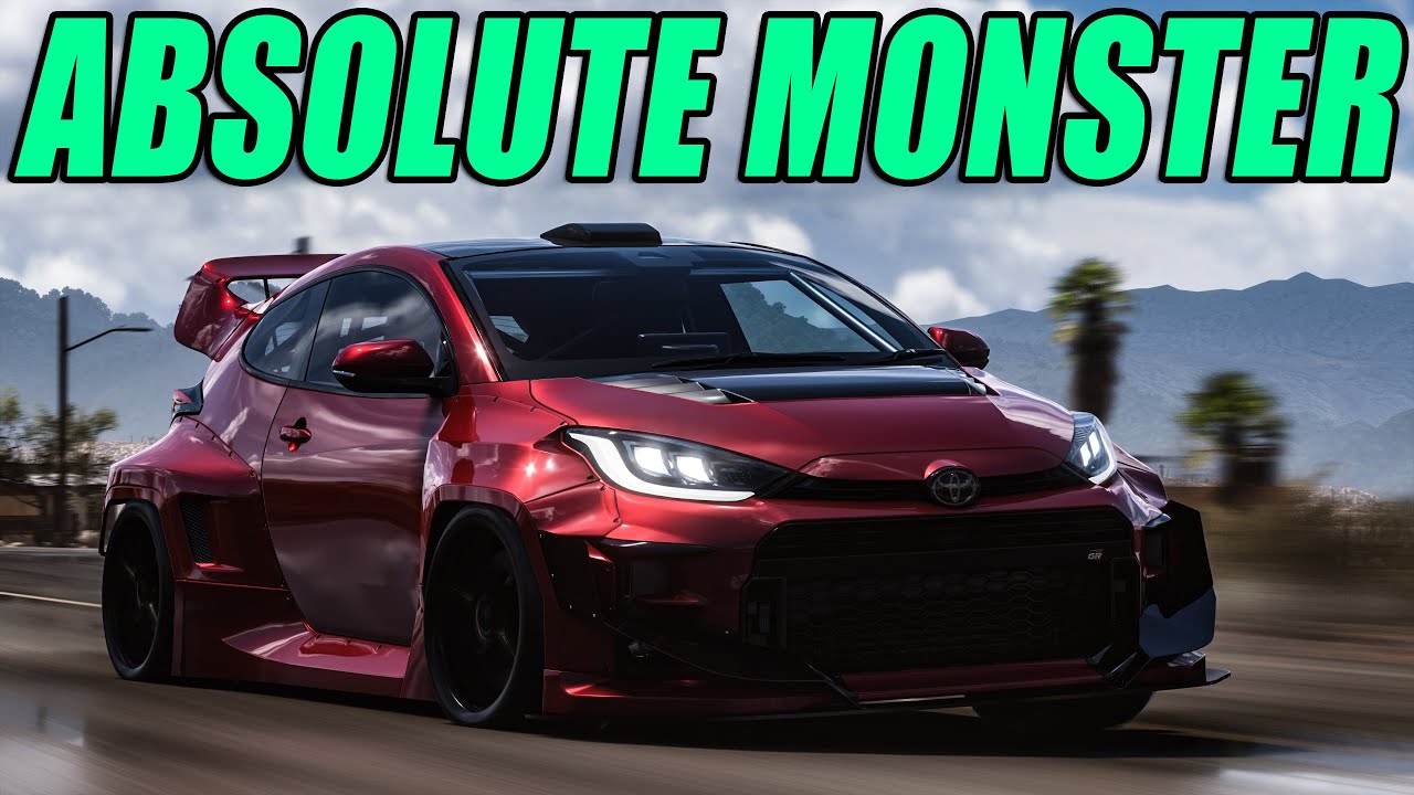 NEW GR YARIS IN FH5 GETS AN INSANE WIDEBODY AND iS AN ABSOLUTE MONSTER ...