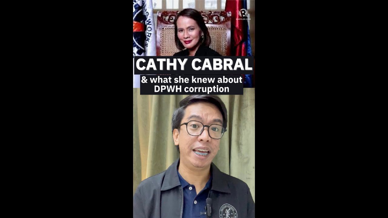 Who was ex-DPWH Undersecretary Cathy Cabral? - YouTube