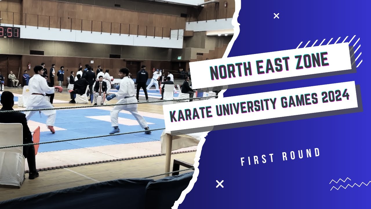 Round 1 - North East Zone Karate University Games 2024 | Ankit Dhanda ...