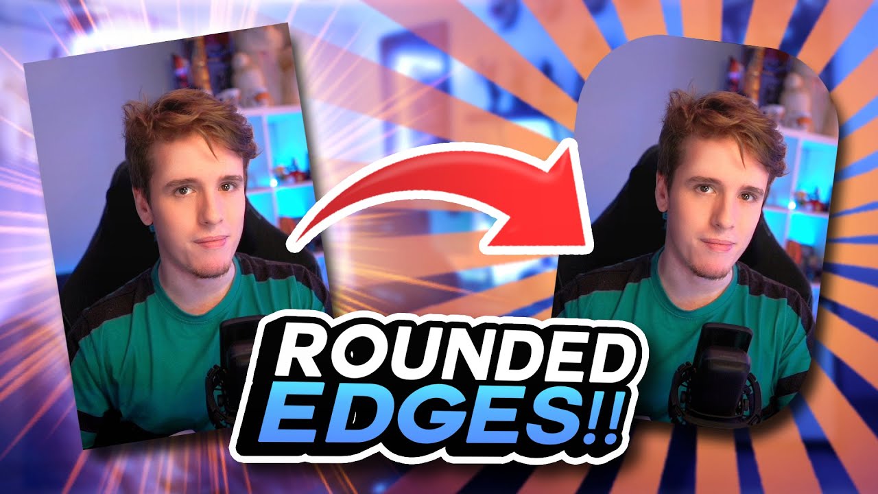 How to add ROUNDED EDGES on your Webcam WITHOUT a Mask on OBS (Just ...