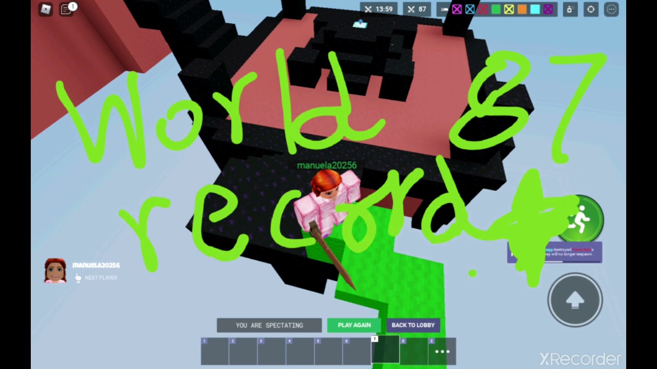 I Made A World Record Roblox Bedwars Youtube