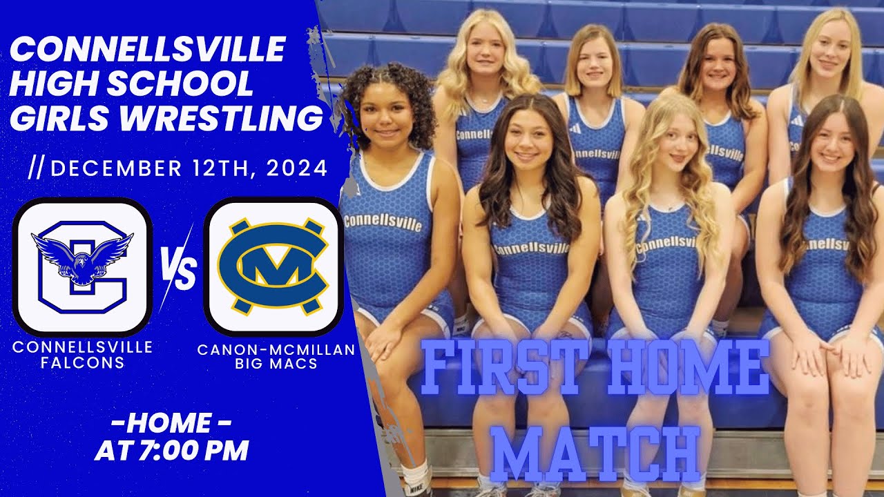 CAHS Lady Falcons Wrestling vs The Canon McMillan Big Macs - YouTube