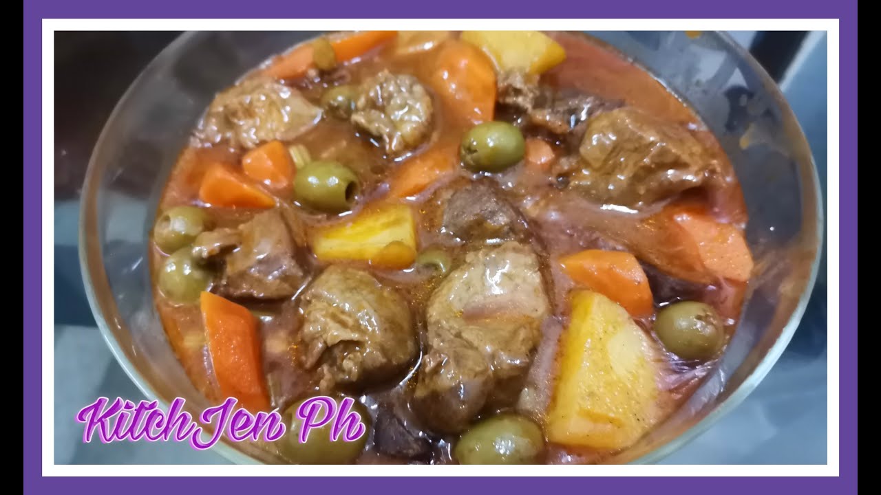 BEEF STEW RECIPE / HOW TO COOK BEEF STEW | Kitch-Jen Ph - YouTube