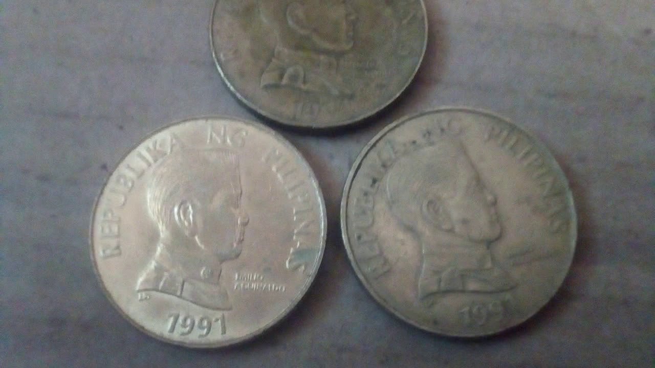 Old coin 5 piso since 1991 & 1994 🇵🇭 - YouTube