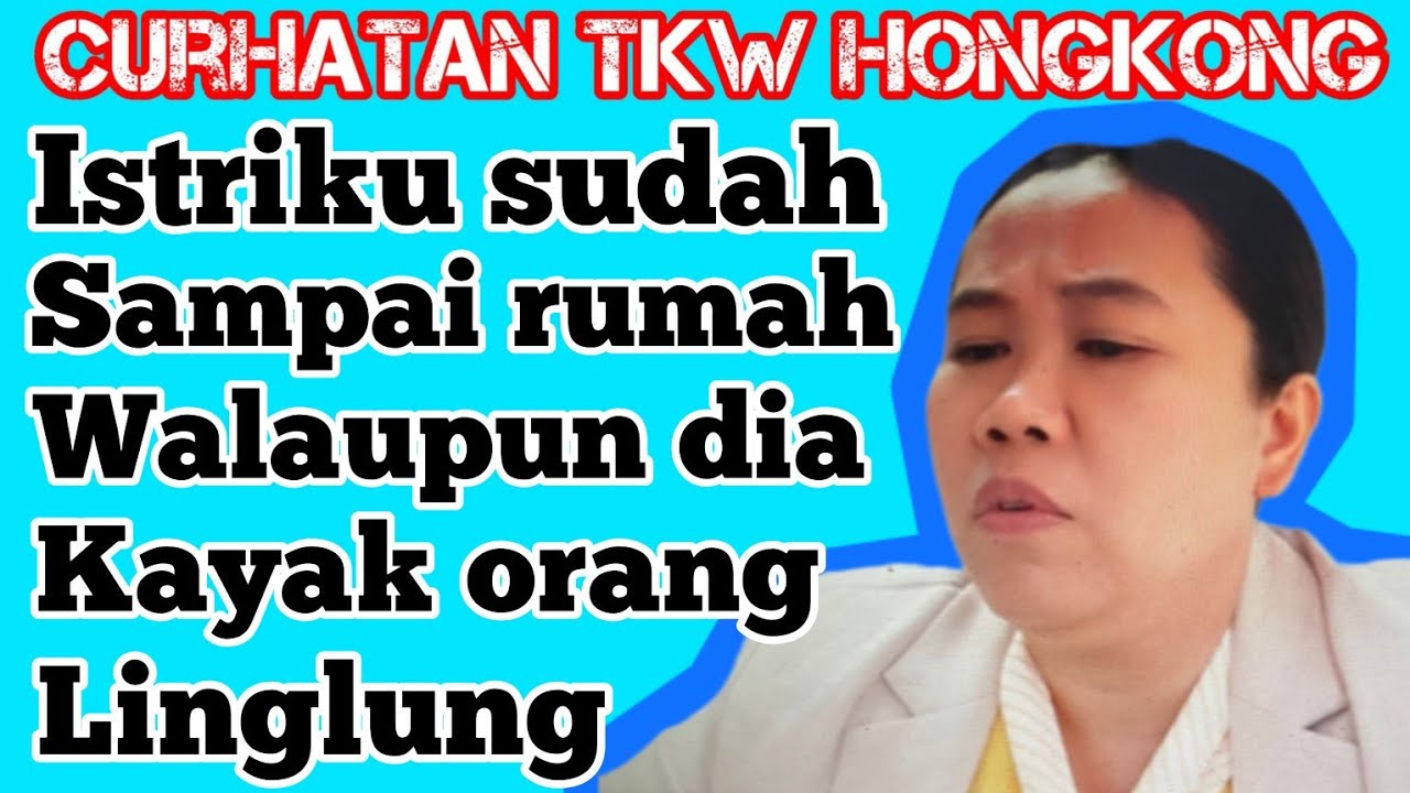 Akhirnya istriku sudah sampai dirumah walaupun dia seperti orang ...