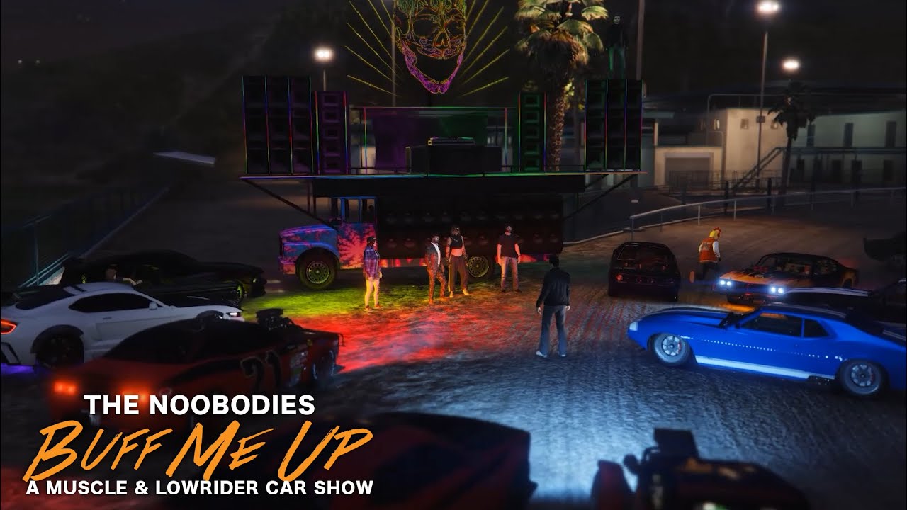 GTA Online // Buff Me Up 2020 Muscle and Lowrider Car Meet // The ...