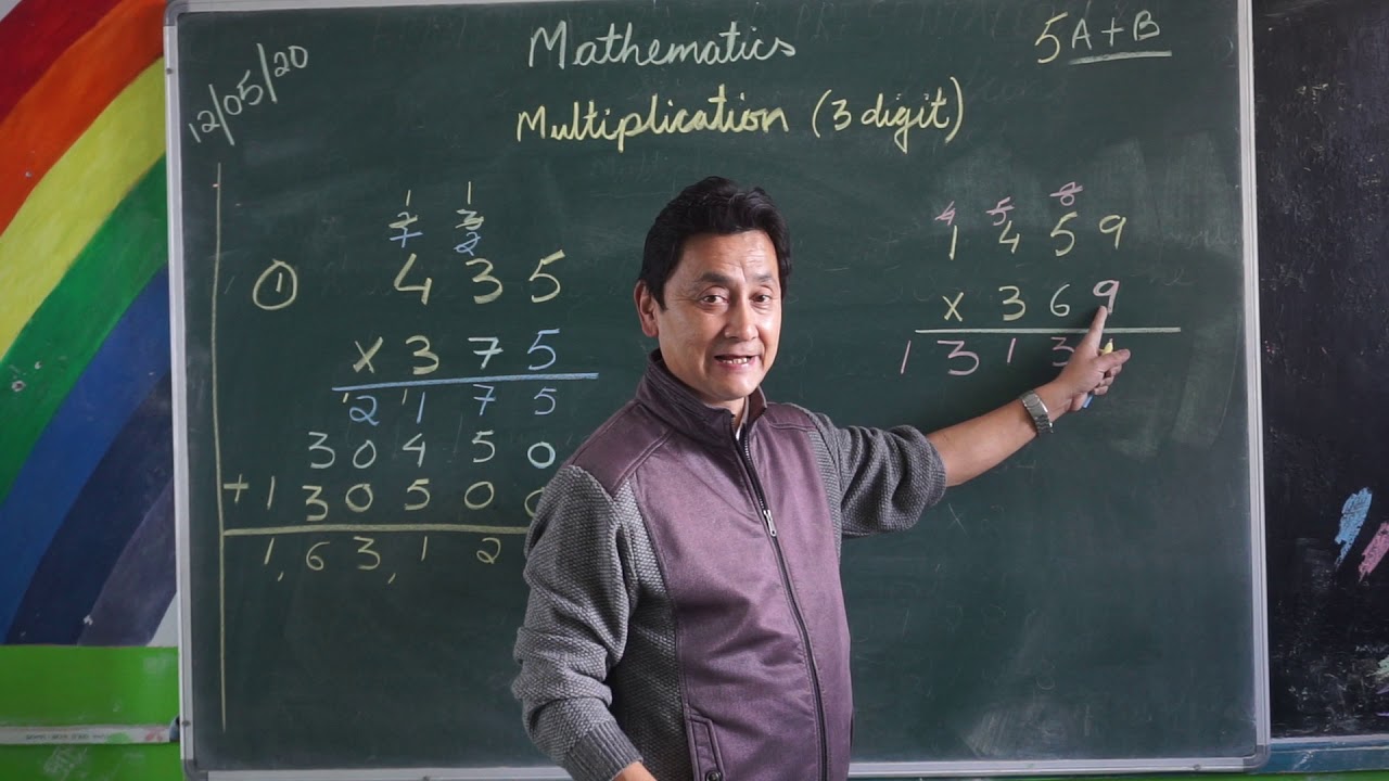 Class 5 Math Multiplication by 3 Digits - YouTube
