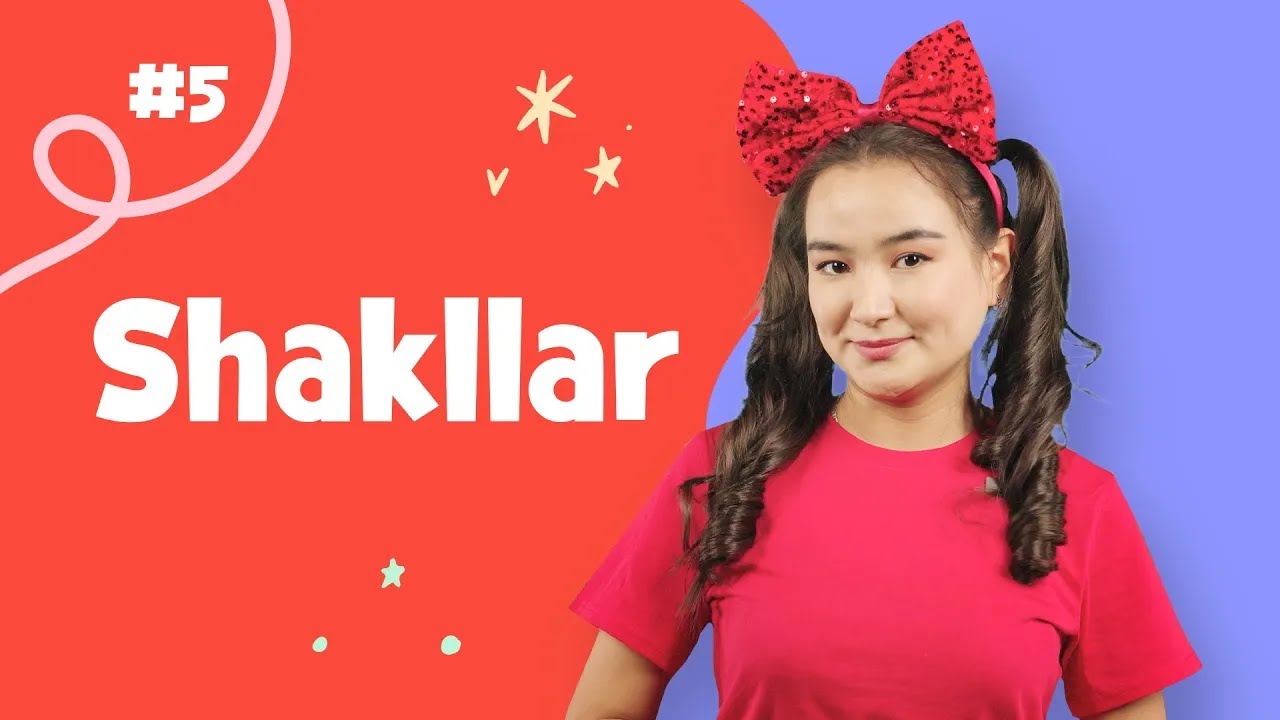Shakllar bilan tanishamiz! | 5-dars | Kids English - YouTube