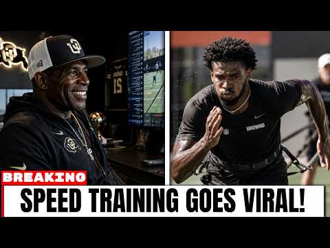 🚨BREAKING Shedeur Sanders GOES VIRAL With Explosive Speed Training As Media Double Standard Debate