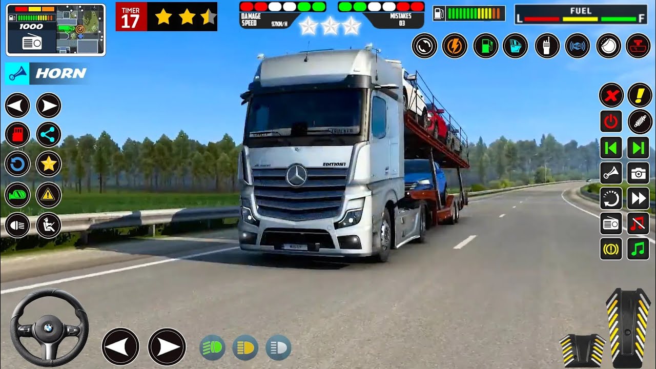 Bharat Benz 12 Wheel Tipper Truck Offroad Driving | Truck And Offroad ...