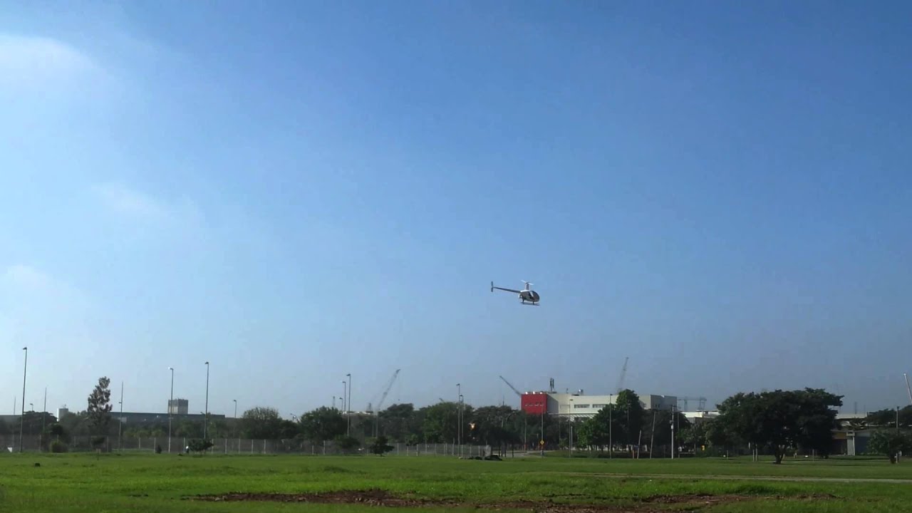 Test Flight of My Vario Robinson R22 - YouTube