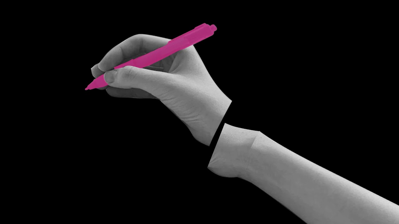 Writing Pen and Hand Movement - YouTube