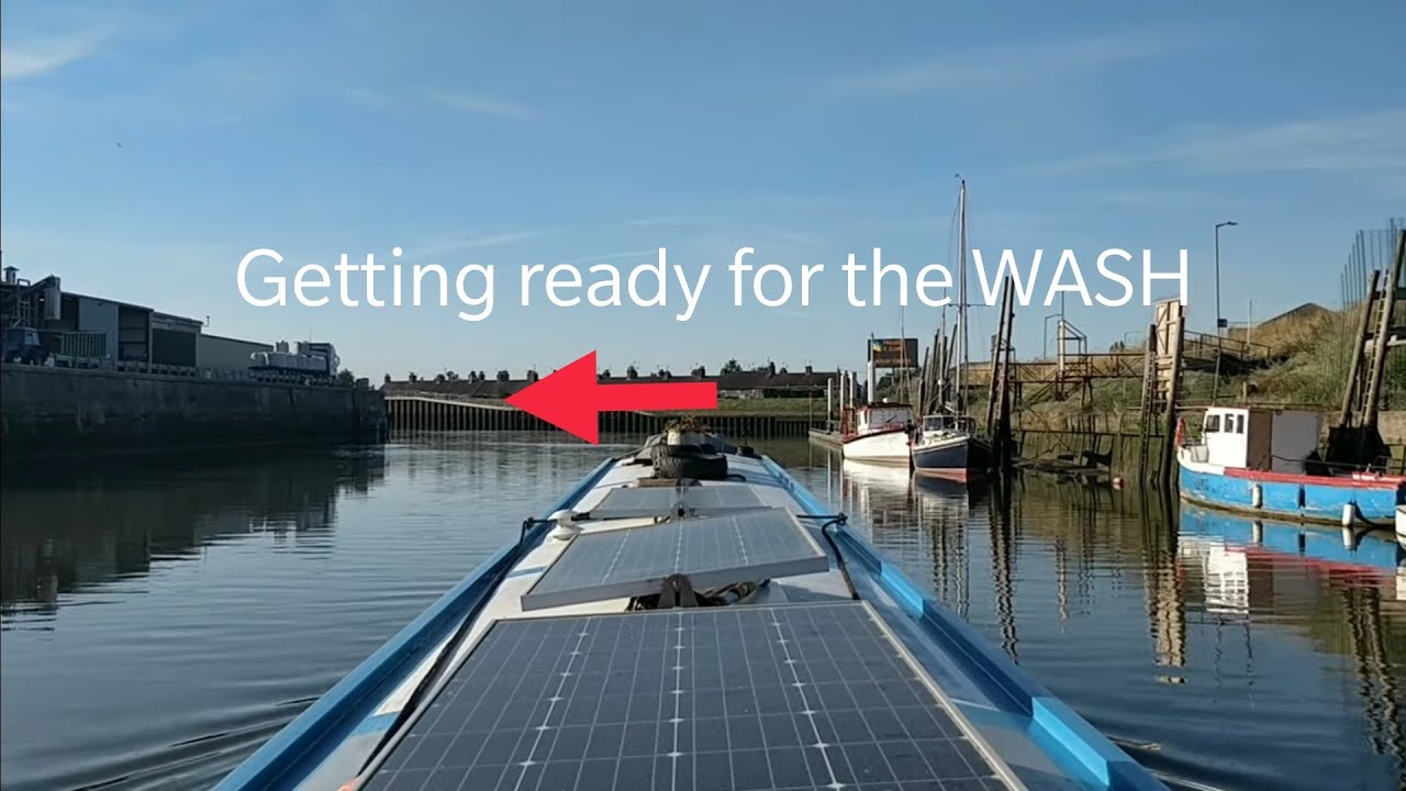Getting ready to go over the Wash in a narrowboat single handed. - YouTube