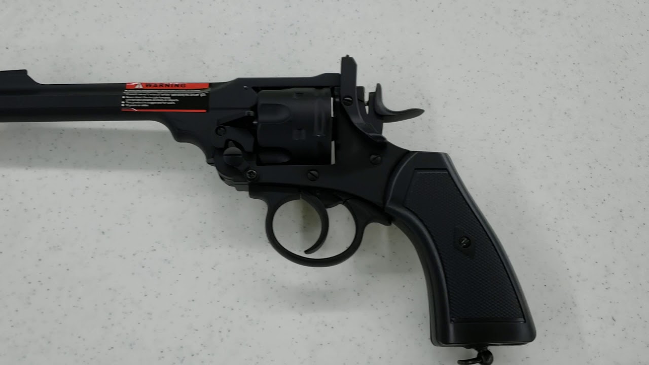 My Well G293 (British Webley) Full Metal CO2 Powered Airsoft Revolver ...