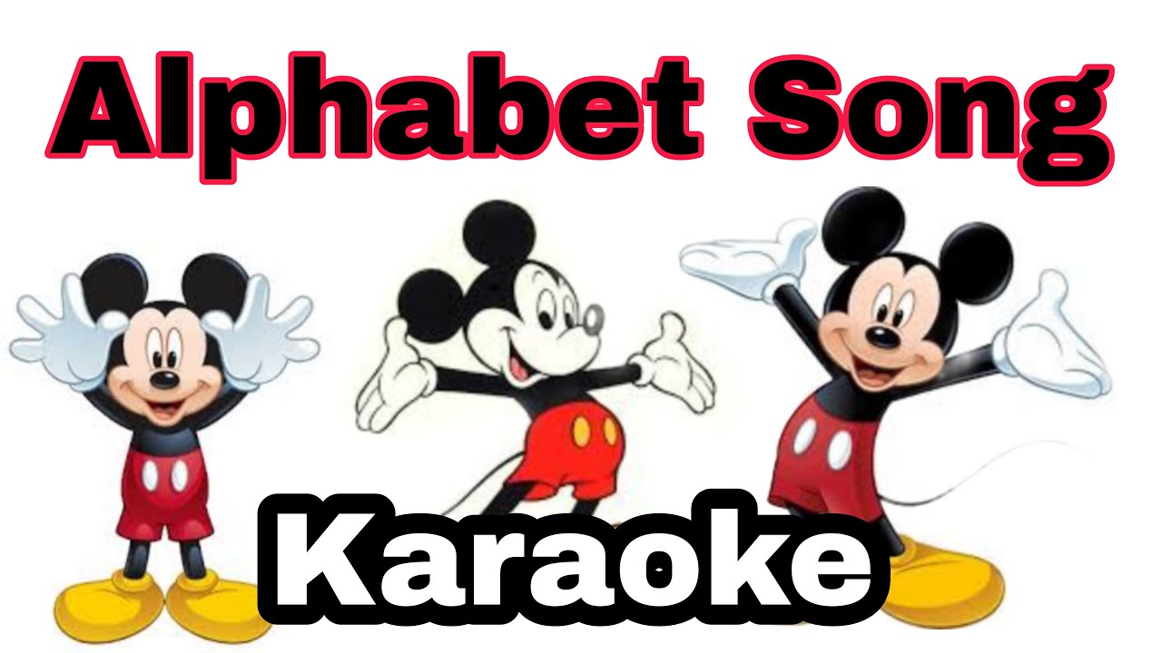 Alphabet Song Karaoke.For english - YouTube
