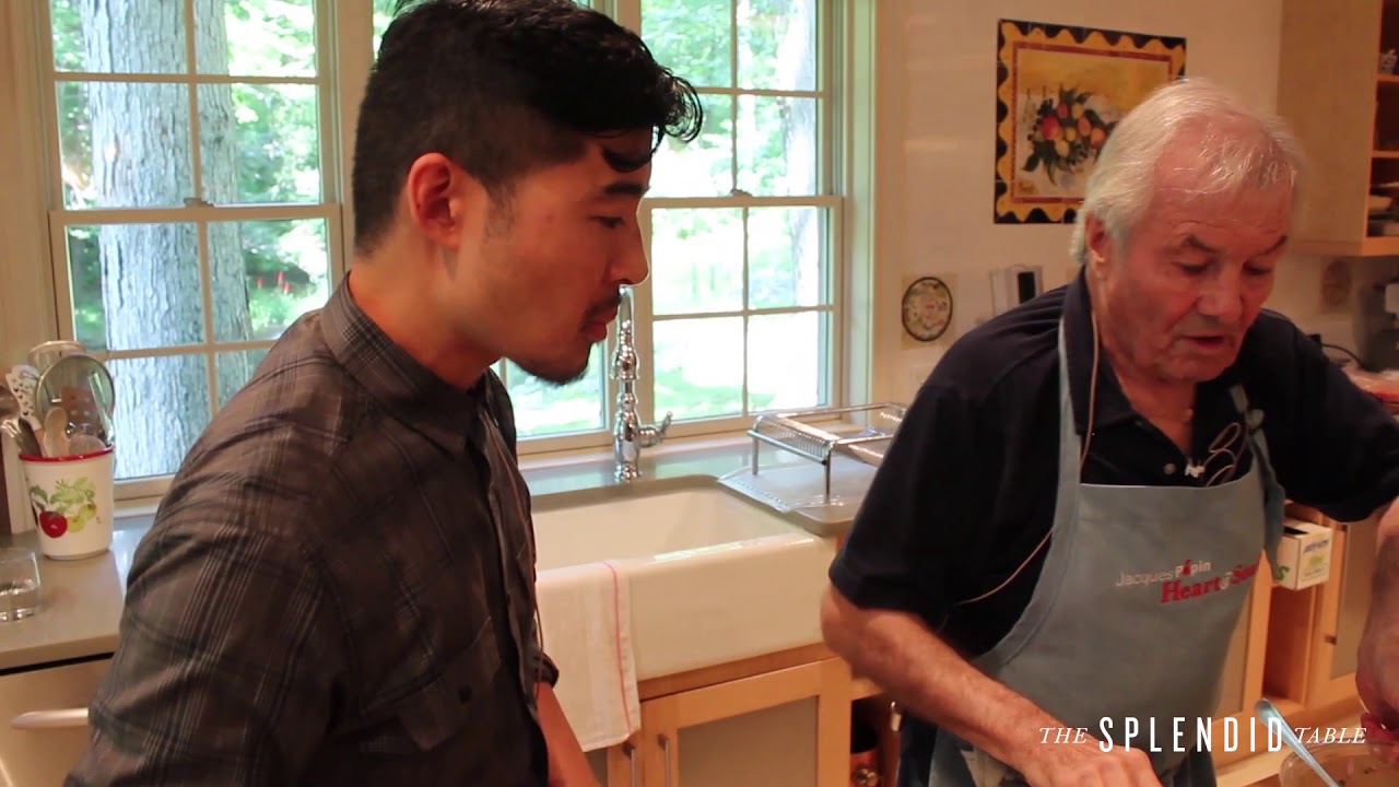 Jacques Pépin Prepares Instant-Cured Gravlax & Salmon Tartar - YouTube