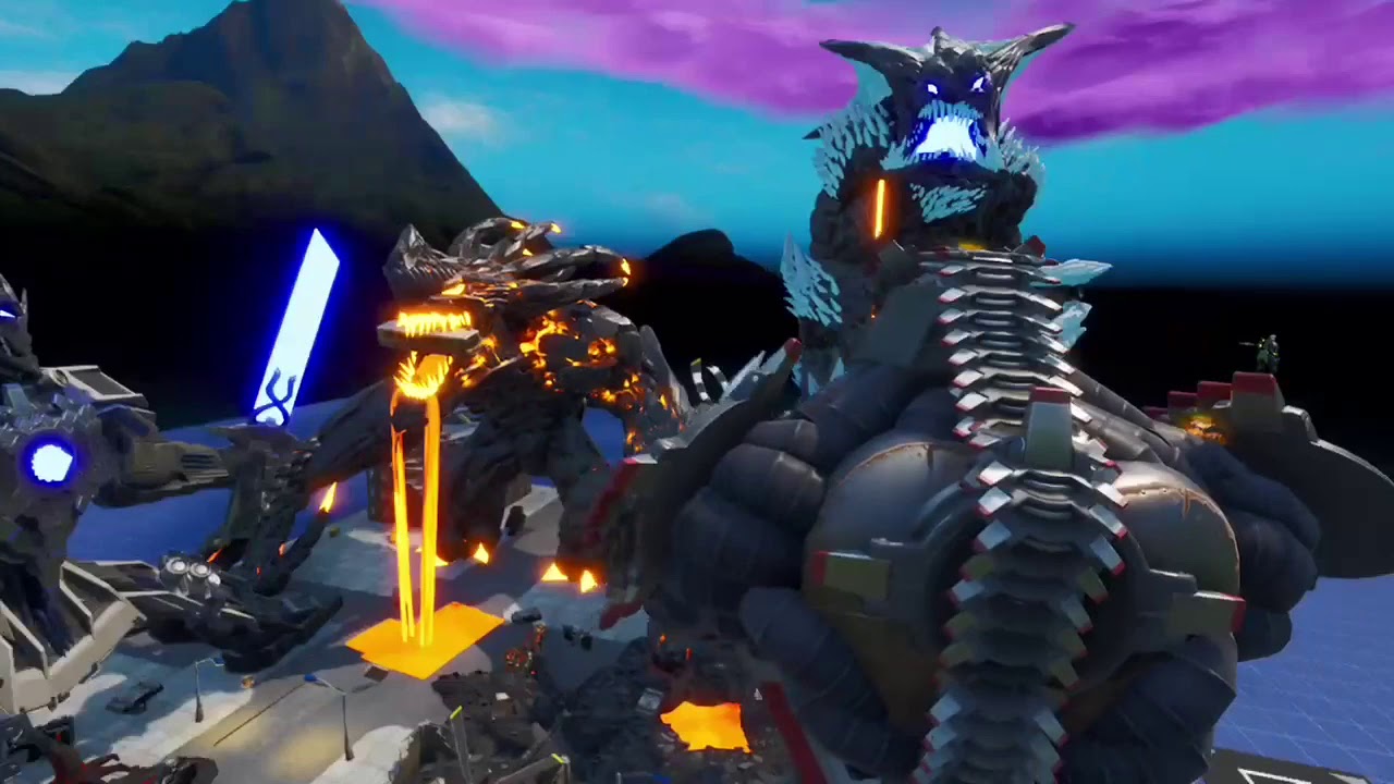 FORTNITE Creative Robots vs Monsters - YouTube