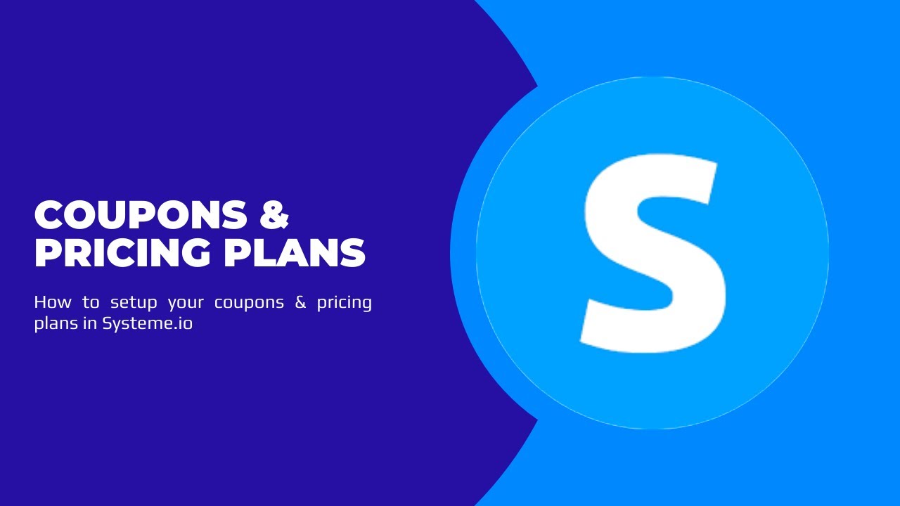 How To Setup Coupons In Systeme - YouTube