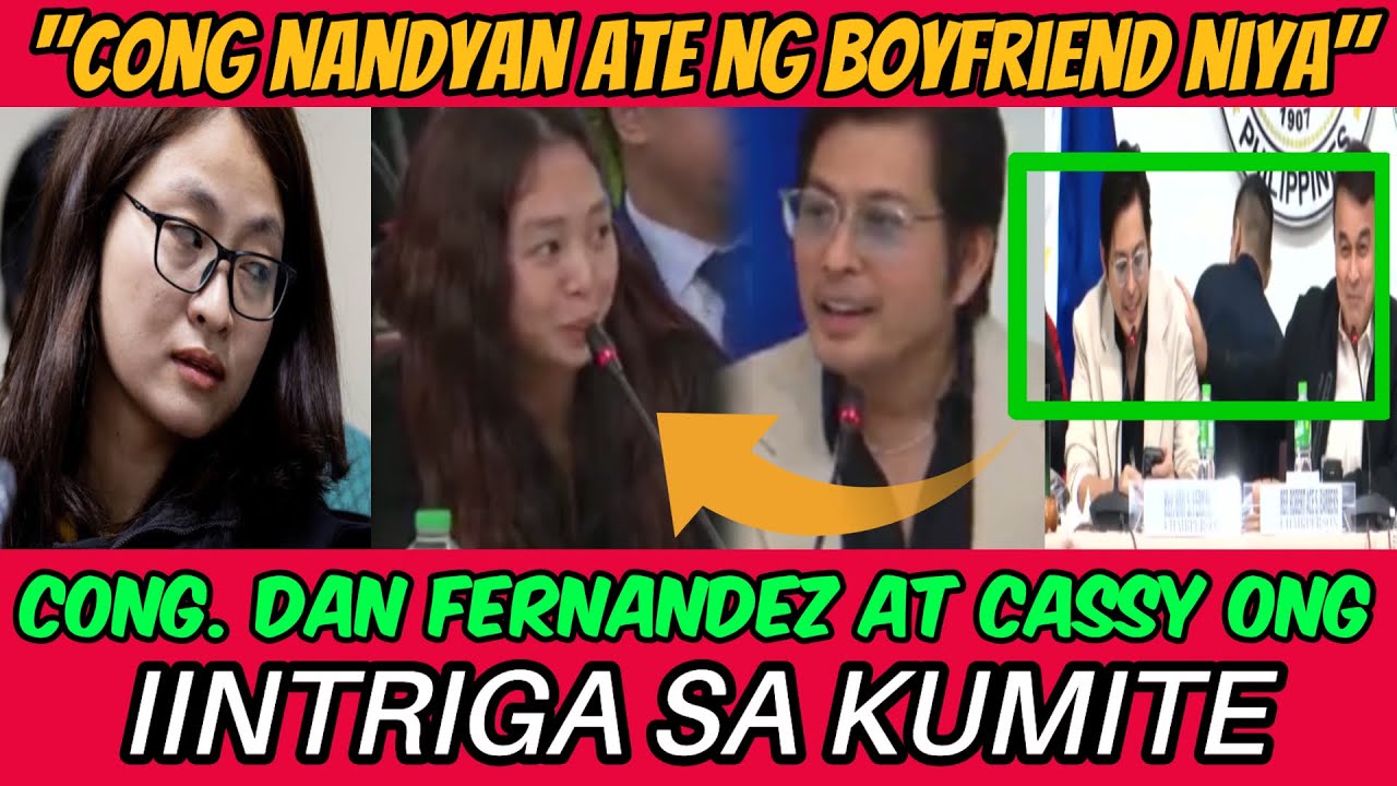 INIINTRIGA!! CONG. DAN FERNANDEZ AT CASSANDRA LI ONG | ALICE GUO ...