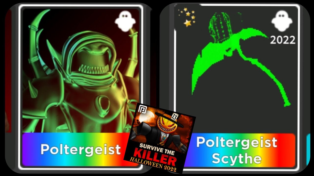 POLTERGEIST SCYTHE AND KILLER GAMEPLAY [Survive the Killer] - YouTube