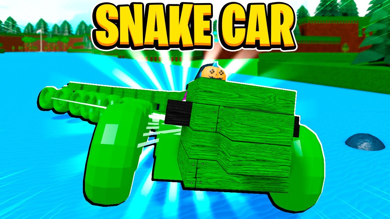Is This To Many Wheels Crazy Snake Car In Build A Boat For Treasure ...
