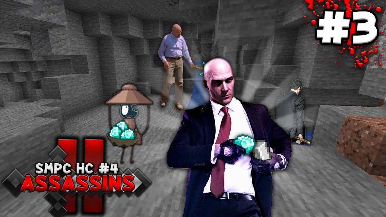 SMPC HC #4: Assassins ~ Minecraft #2 ~ E3 ~ Group Mining Session - YouTube