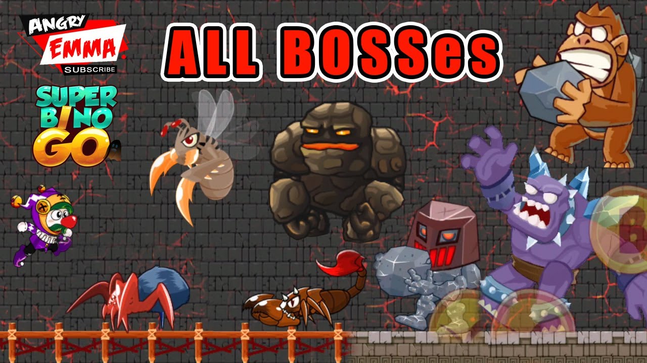 Super Bino Go ALL BOSSes [2K 60fps] - YouTube