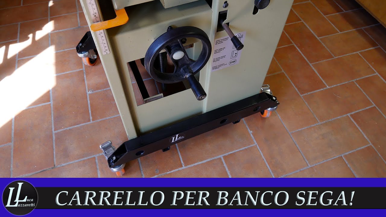 #40 Carrello banco sega MINI MAX LAB 22(Trolley bench saw) - YouTube