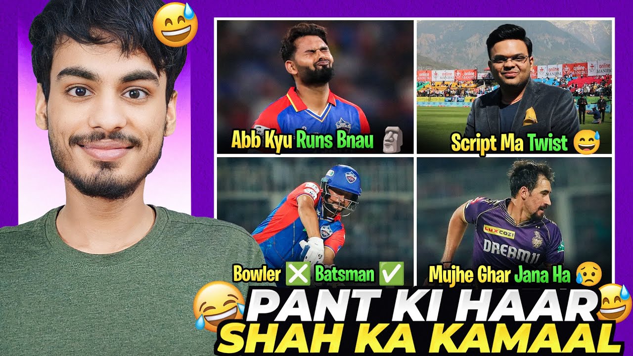 KKR SMASHED DC - KULDEEP BANA ALL ROUNDER 😂 | Mitchell Starc | Rohit ...