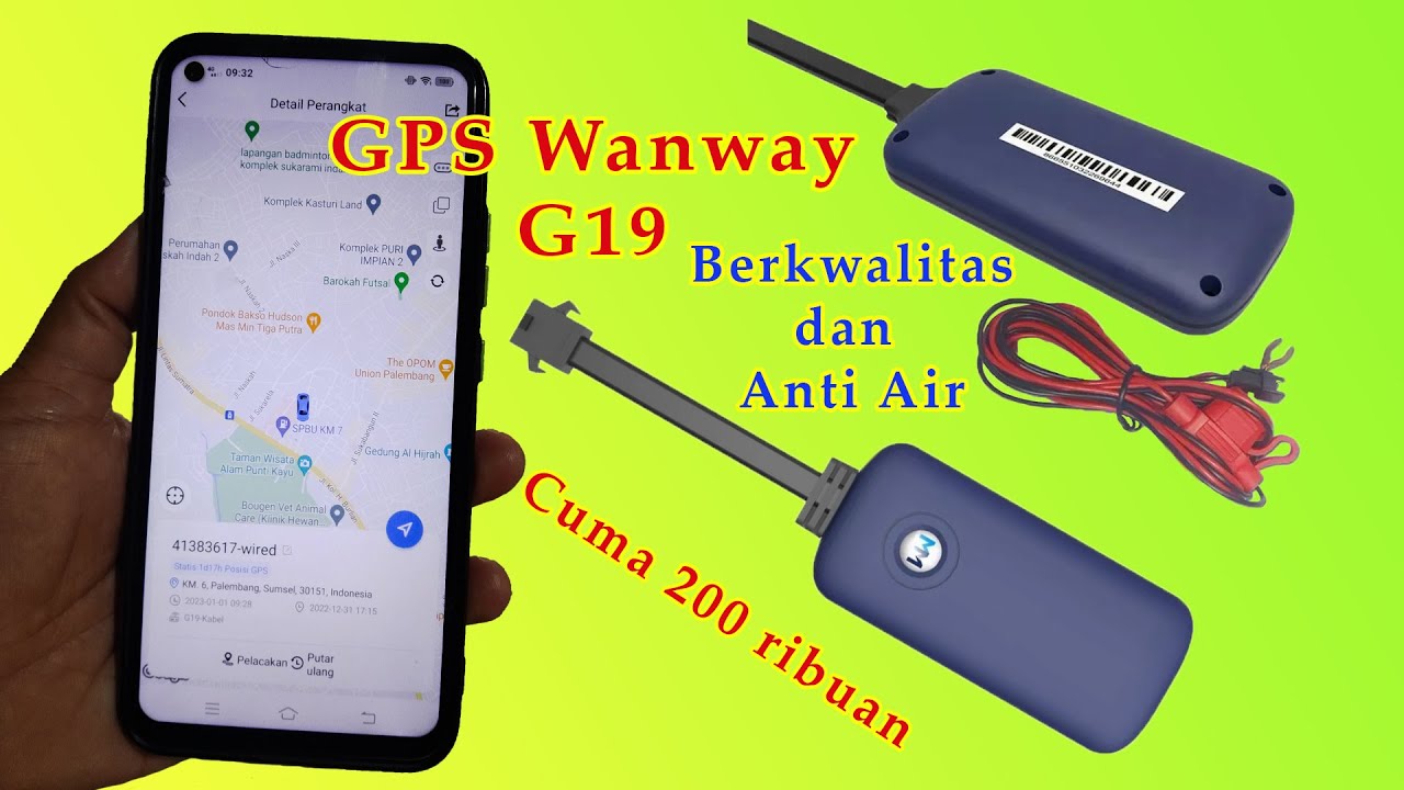 GPS Wanway G19 | Murah Berkwalitas dan Anti air - YouTube