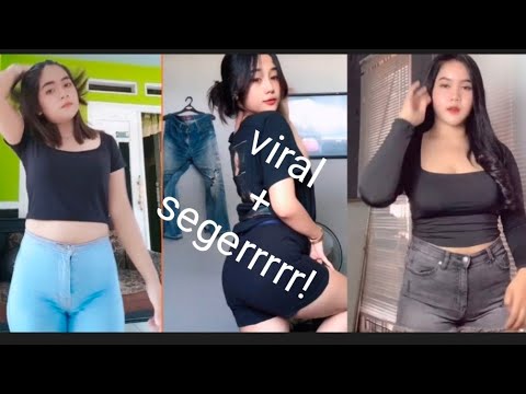 VIRALL!!! Yang sedang tren di tiktok,joget cewe bohay,ada yang berbelah tetapi bukan duren!
