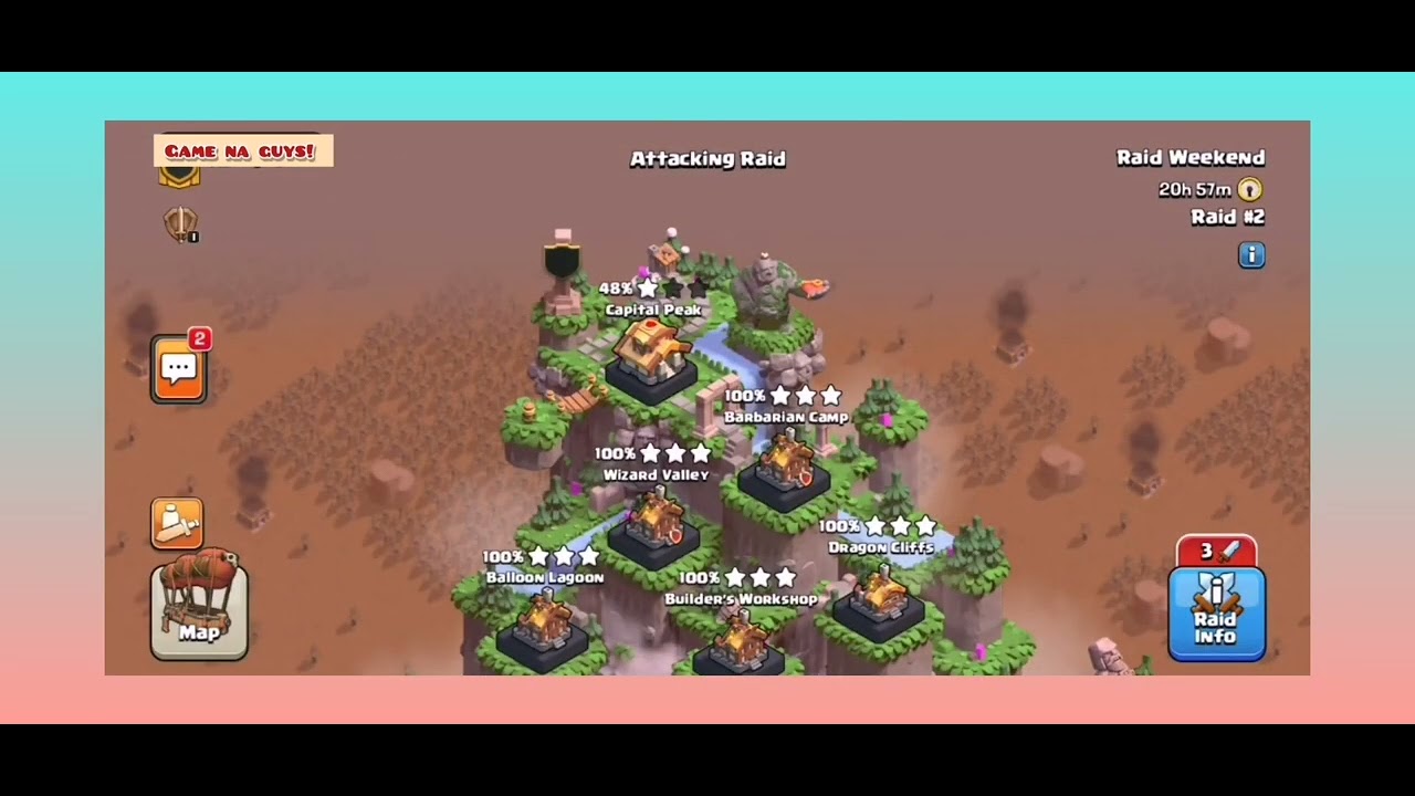 coc games capital peak - YouTube