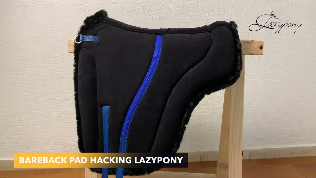 Handcrafted Bareback pad hacking by Lazypony - YouTube
