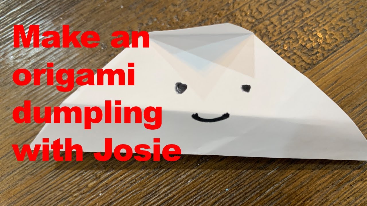 Make an Origami Dumpling - YouTube