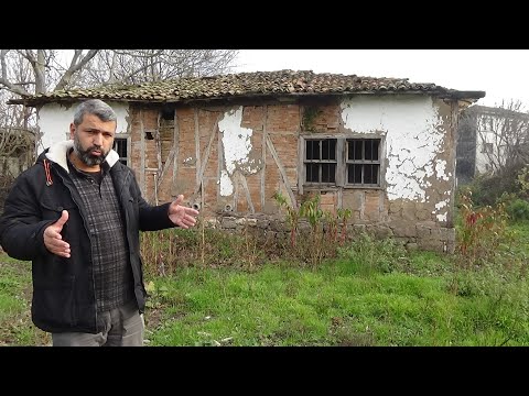 2102--Satılık 523 m2 Müstakil Bahçeli Eski kerpiç Ev-Gönen Hacıveli Obaköy-