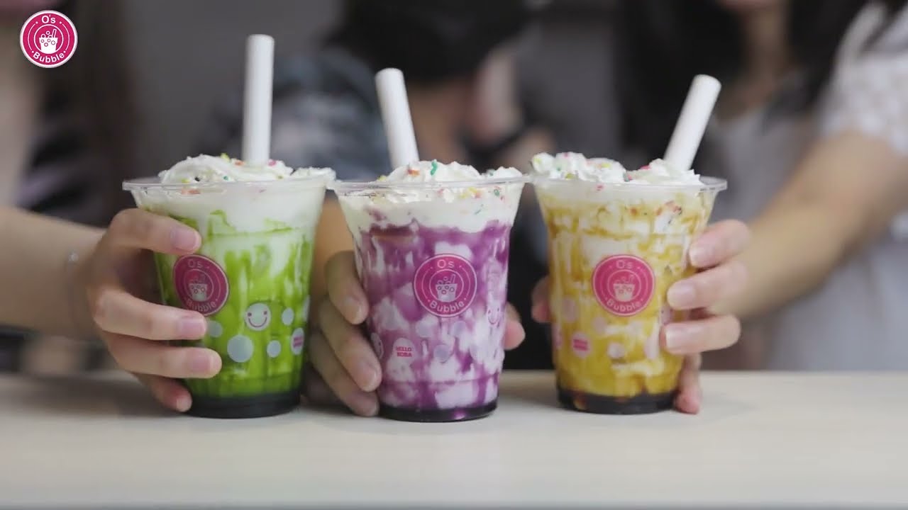 O's Bubble Marbling Party Boba Kit 6 Cup - YouTube