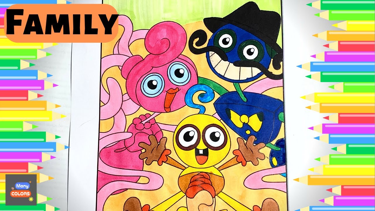 Daddy long legs coloring page/ mommy long legs coloring page. - YouTube