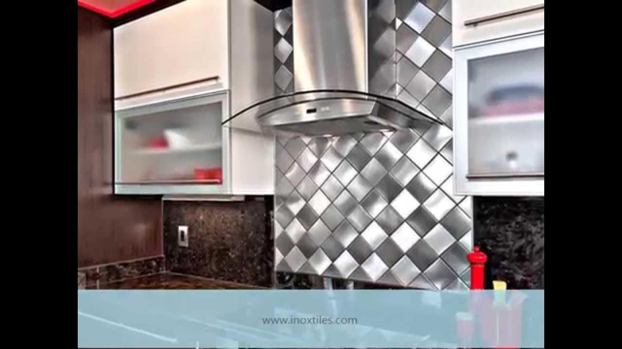 Inox Tile Backsplash---Kitchen Backsplash Ideas - YouTube