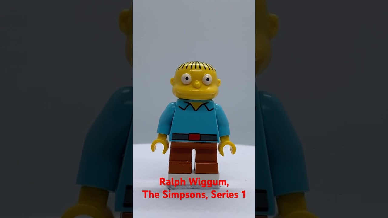 Lego MInifigures Season 1 - Ralph Wiggum, The Simpsons, Series 1 - YouTube