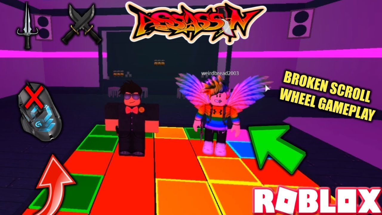 ROBLOX | ASSASSIN: MY SCROLL WHEEL BROKE! (DUAL ANCIENT STEEL GAMEPLAY ...
