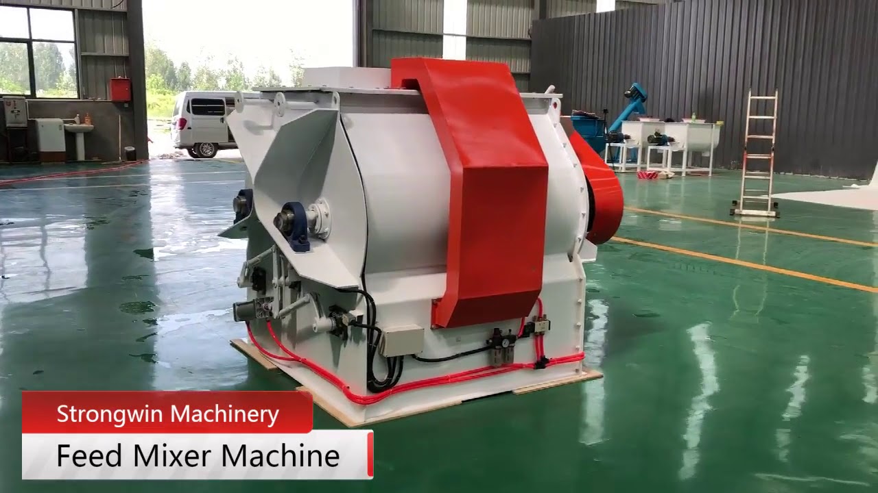 Feed Mixer Machine for producing animal feed Email: toppelletmachine ...