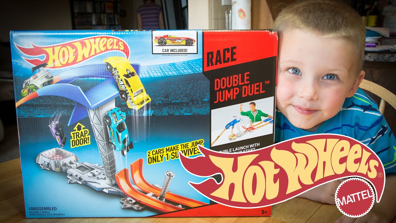 Hot Wheels Race Double Jump Duel - Hot Wheels Toys - Car Races! - YouTube