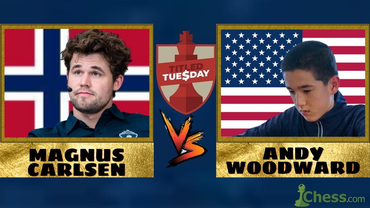 Magnus Carlsen vs Andy Woodward | Live chess, chess.com - YouTube