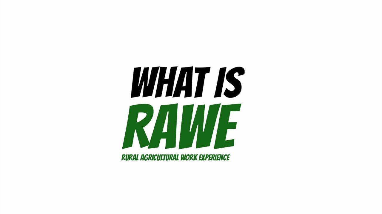 what is RAWE ? | A discussion with agriculture students ...