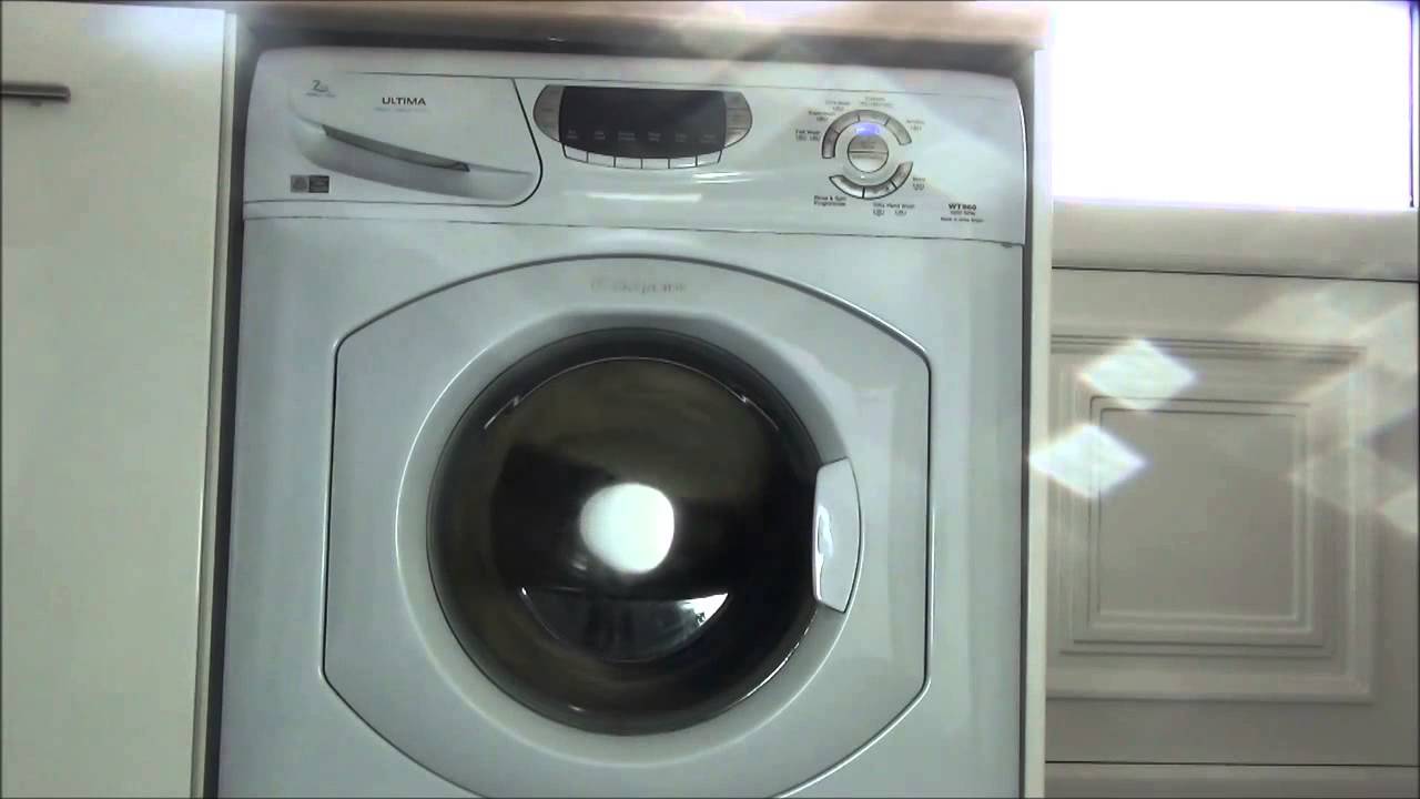 Hotpoint WT960 Ultima Washing Machine : Fast Spin only 1600rpm (Full ...