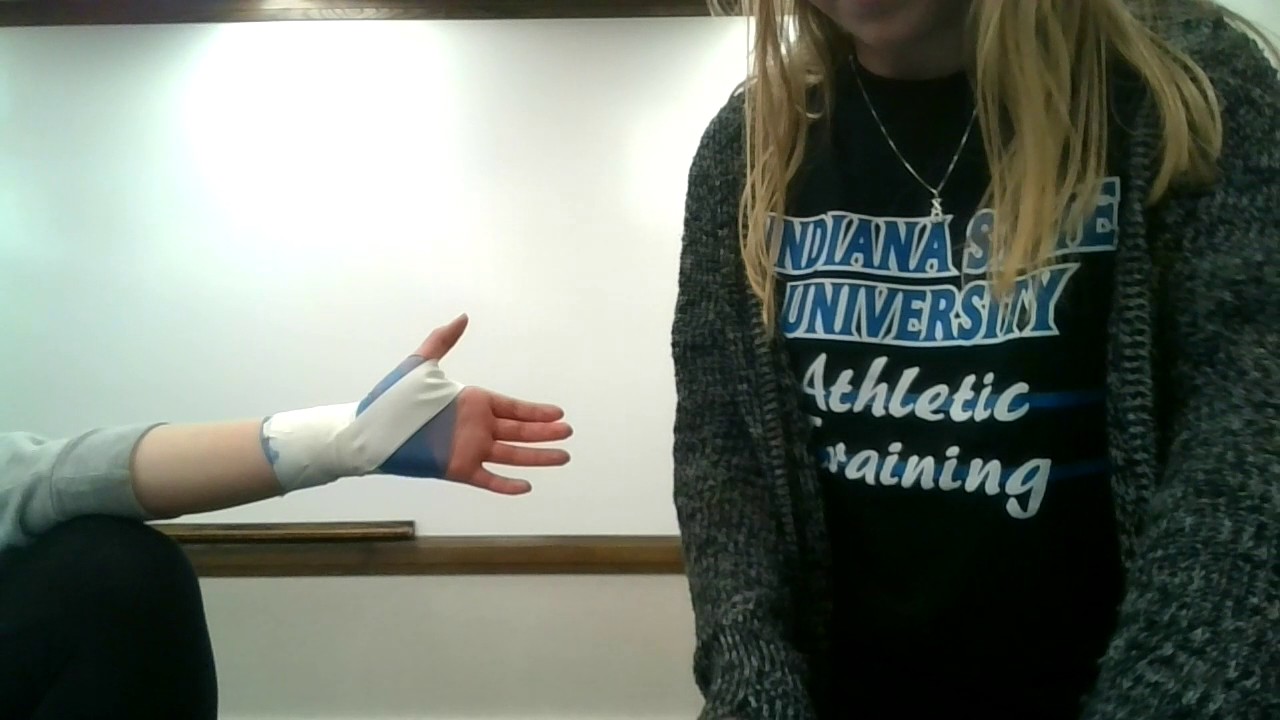 Hyperflexion Wrist Taping - YouTube