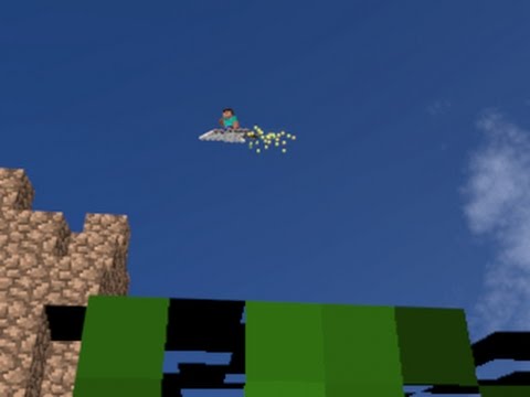 minecraft animation - flying - YouTube