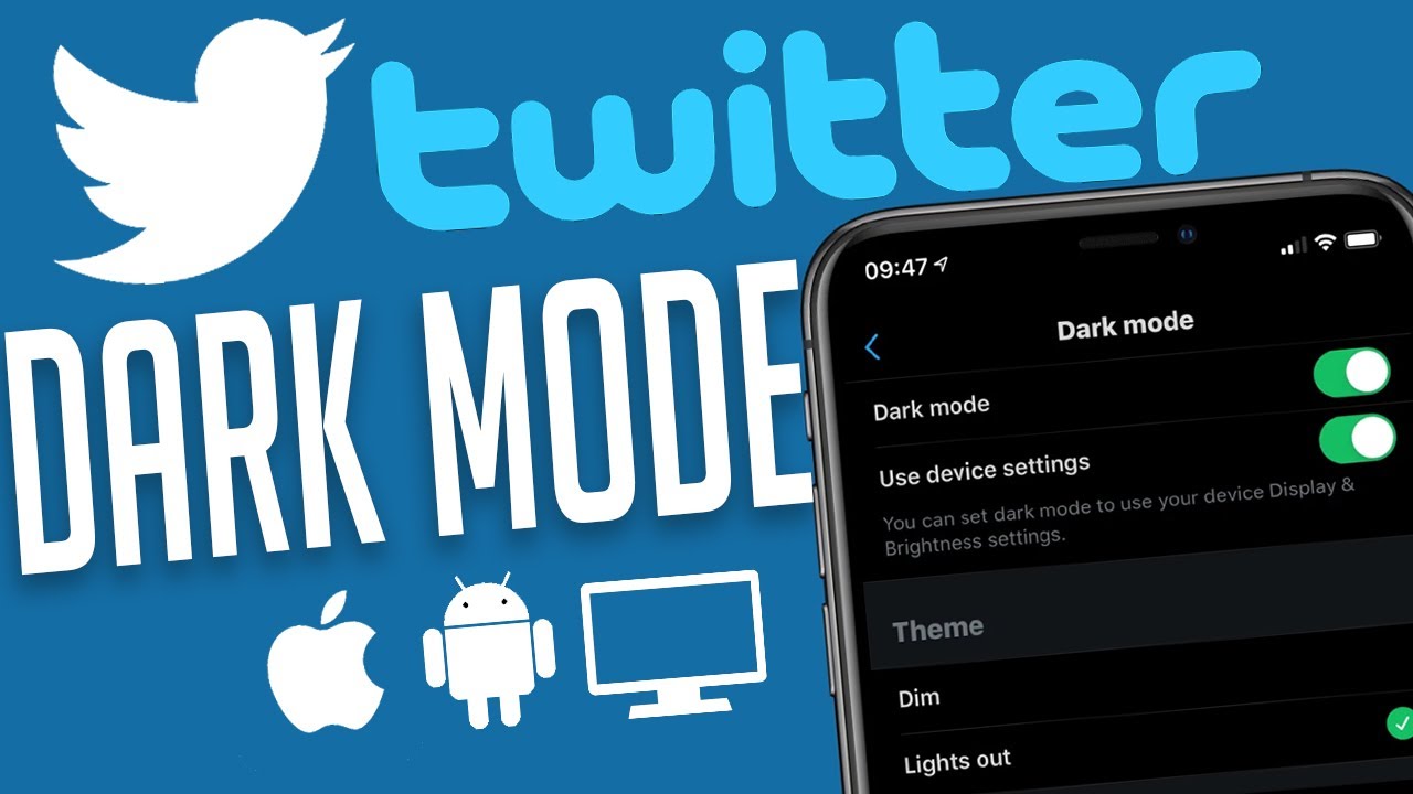 Dark Mode on Twitter: How to get on iPhone Android and Computer 2020 ...