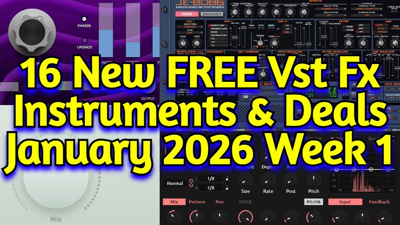 16 Best New FREE Effect Plugins, Vst Instruments & Audio Plugin Deals ...